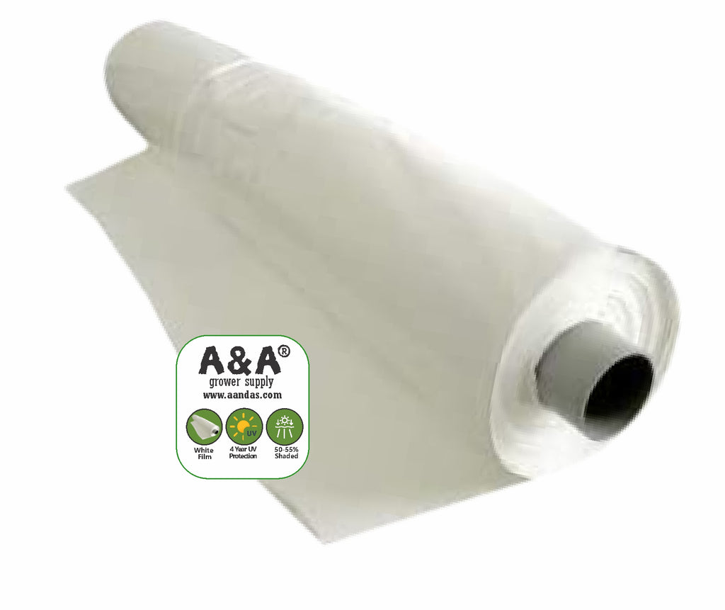 6 Mil Greenhouse Plastic Clear Poly Film 4 Year UV Protection 90% Ligh ...